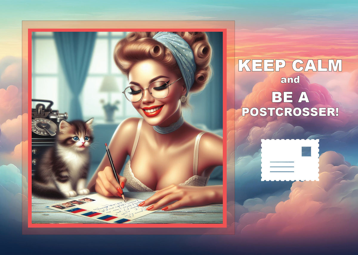 Fantasy Art (R033) - Keep Calm and Be a Postcrosser| Postcards Market