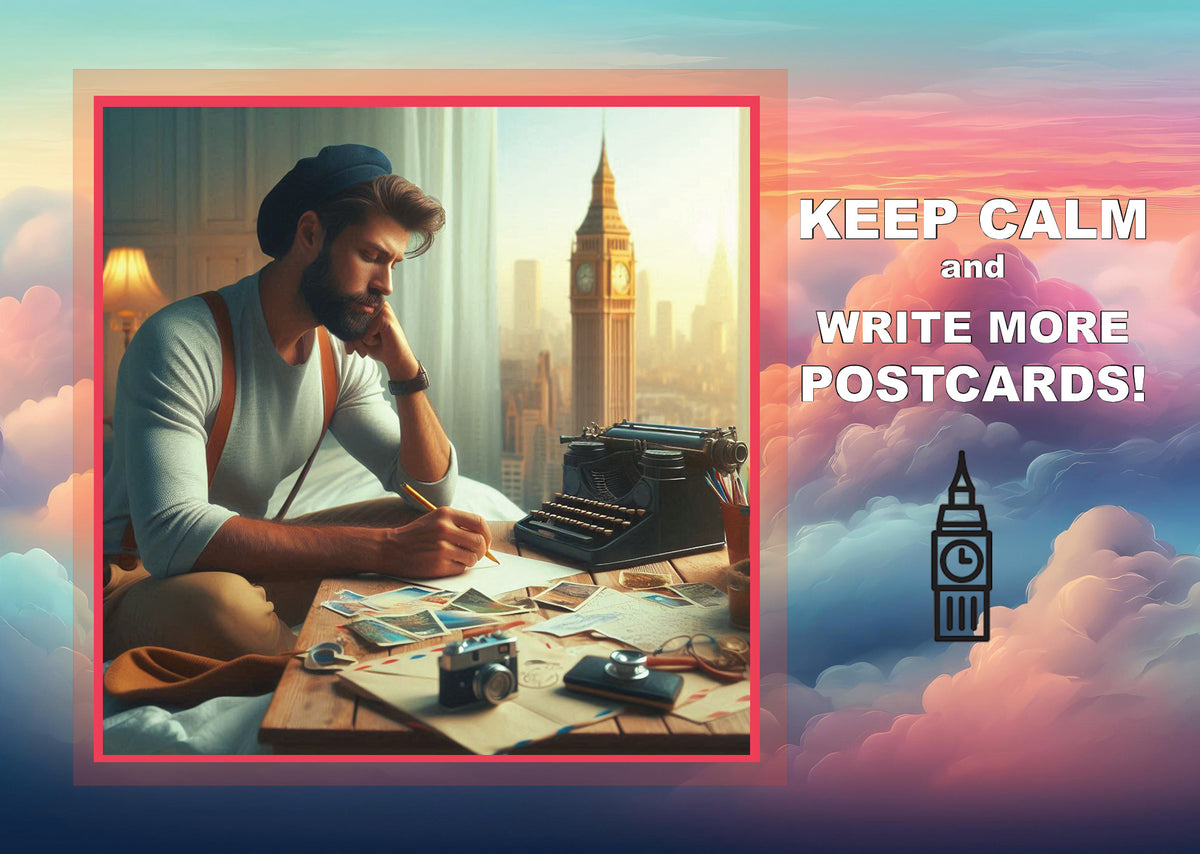 Fantasy Art (HB34) - Keep Calm and Write more Postcards| Postcards Market