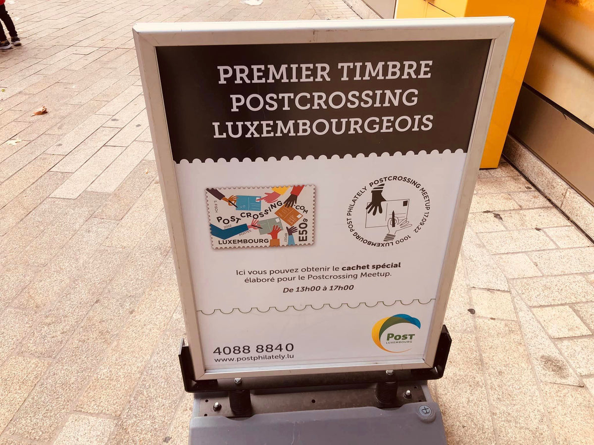 Postcrossing Stamp Launch in Luxembourg!| Postcards Market