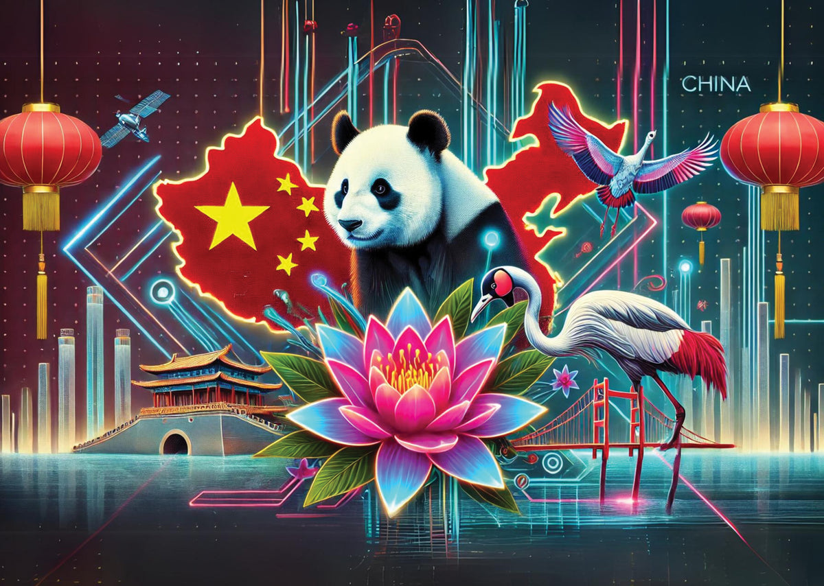 Imaginary Art: Futuristic National Symbols, China 09| Postcards Market