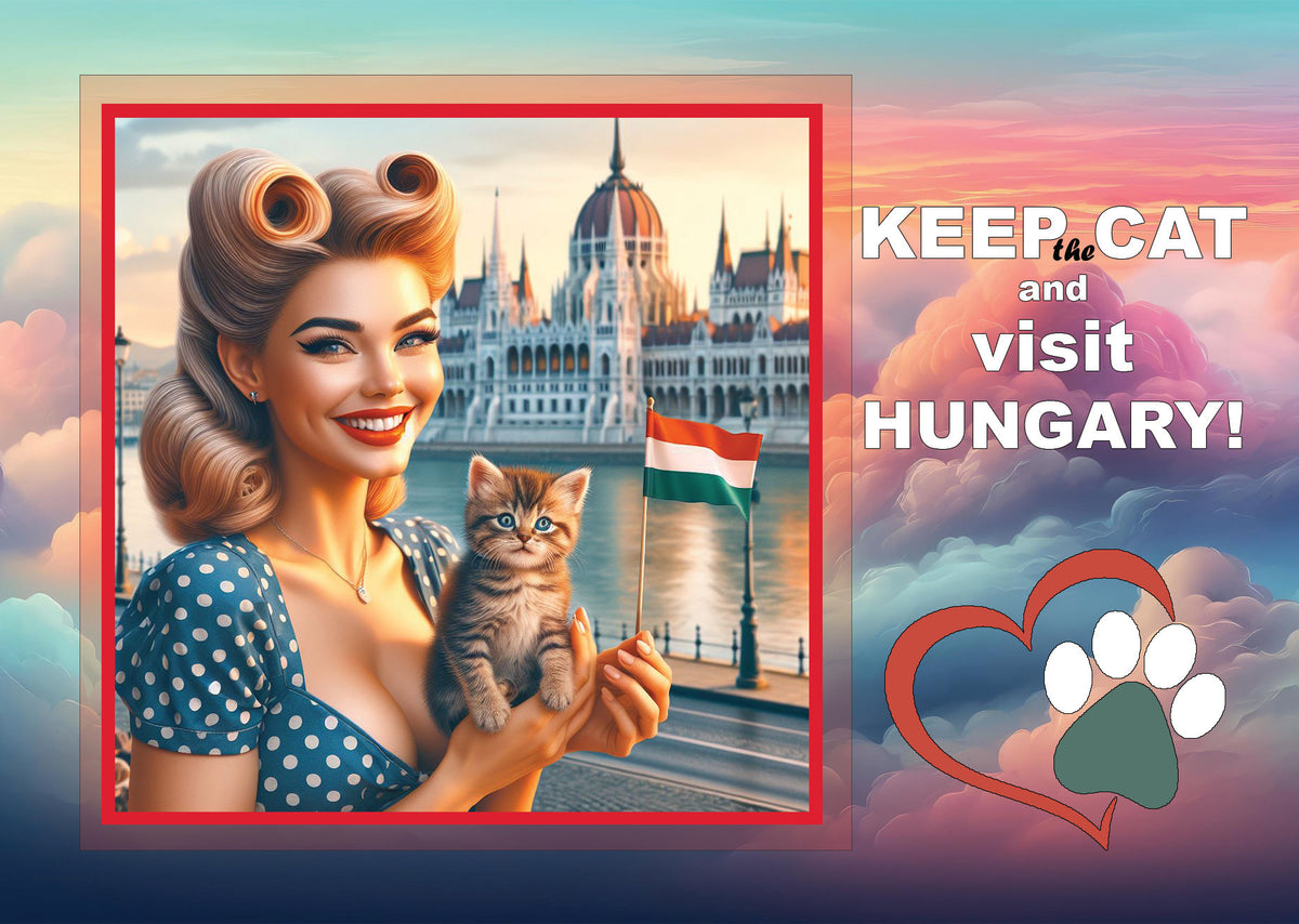 Fantasy Art - 23. Keep the Cat and Visit - Hungary _ v1| Postcards Market