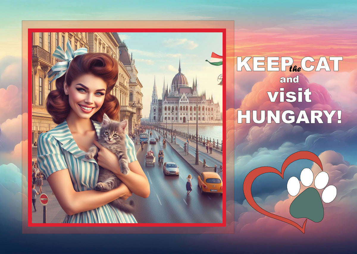 Fantasy Art - 23. Keep the Cat and Visit - Hungary _ v2| Postcards Market