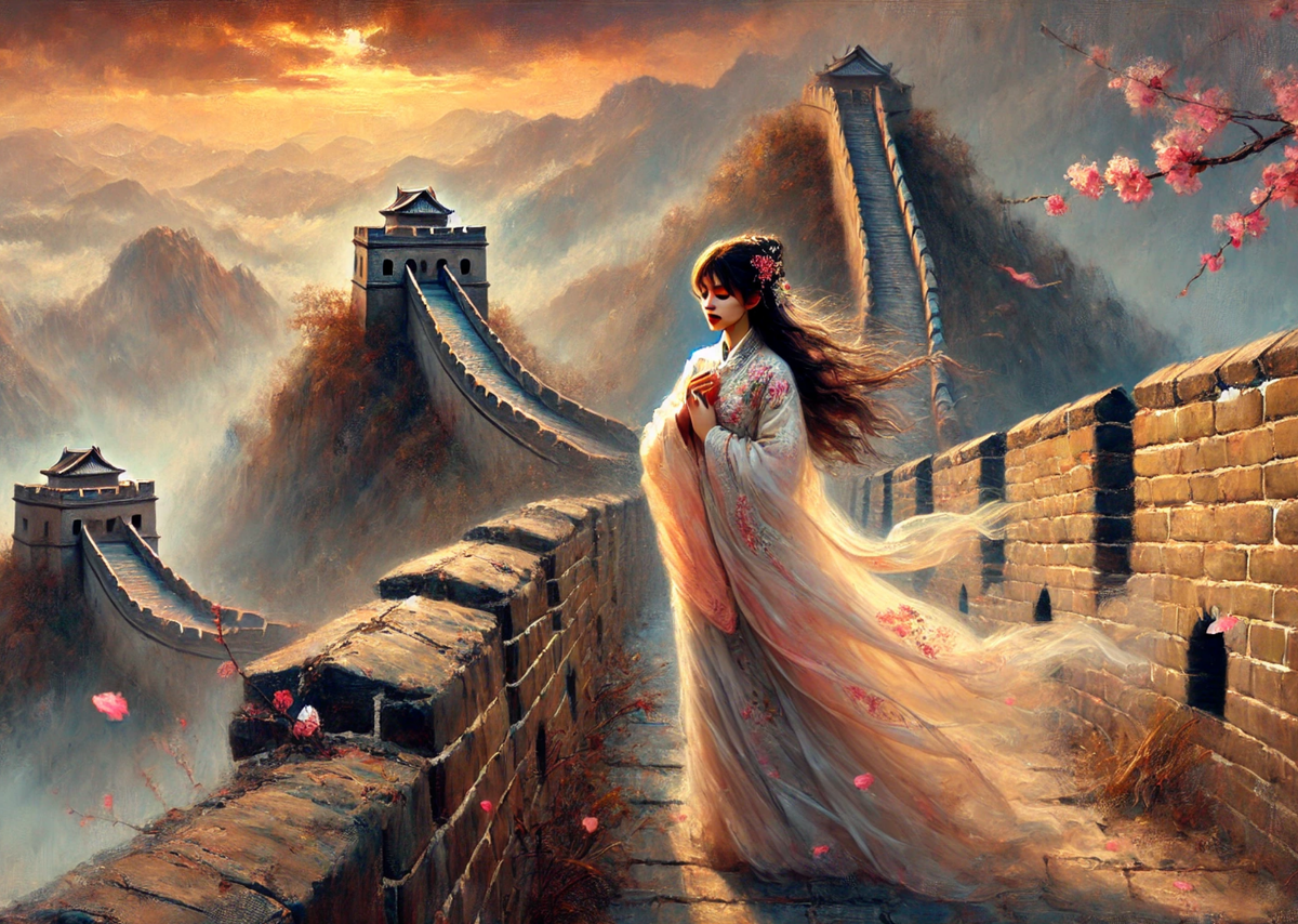 Postcard Fantasy: "Do you know the story?" No.28 Lady Meng Jiang ...