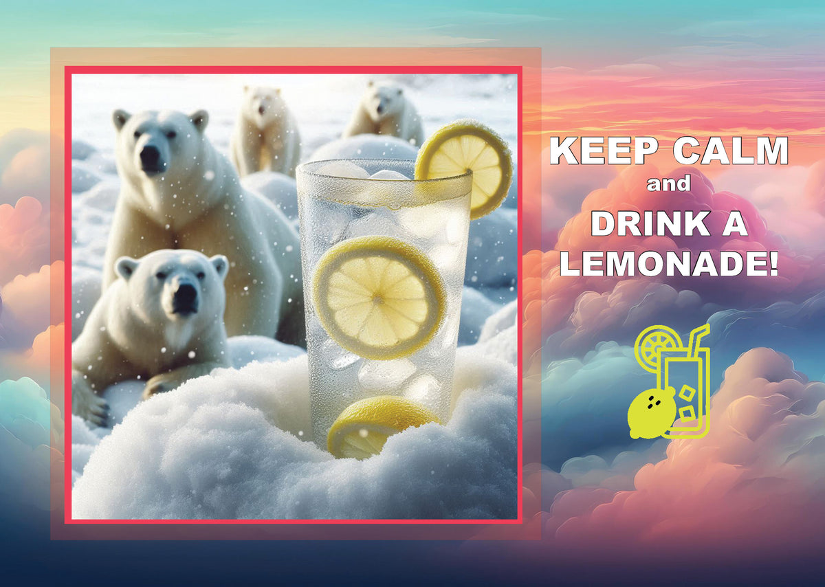 Fantasy Art (R015) - Keep Calm and Drink A Lemonade| Postcards Market