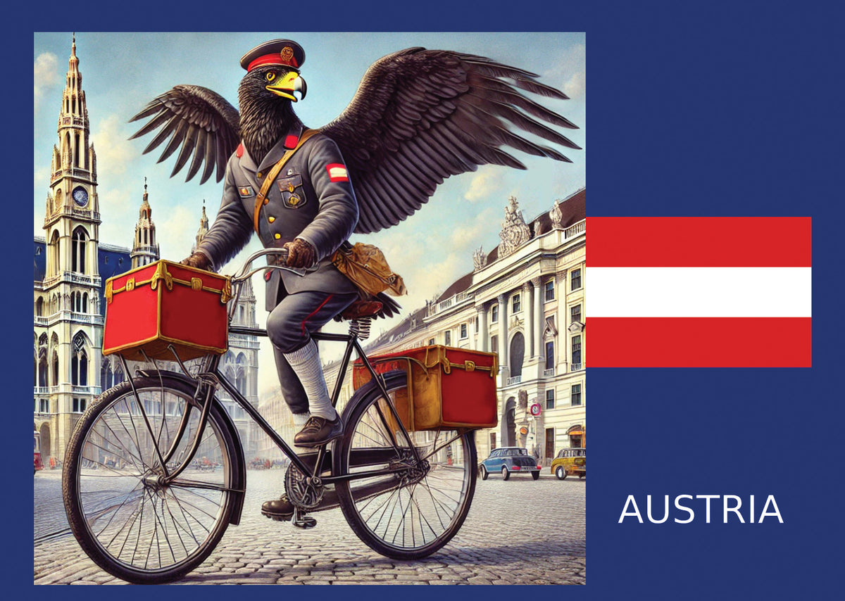 Imaginary Art: Fantasy Mail Delivery, Austria| Postcards Market