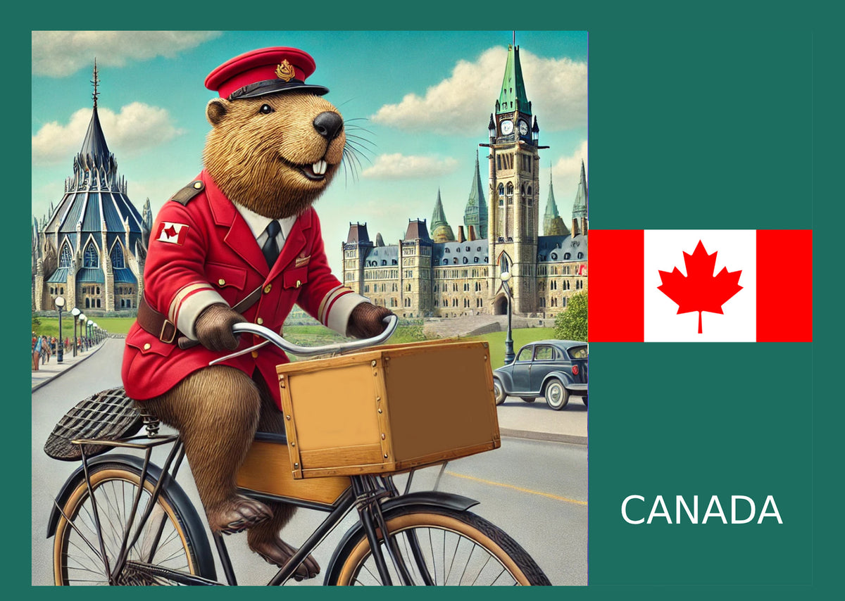 Imaginary Art: Fantasy Mail Delivery, Canada| Postcards Market