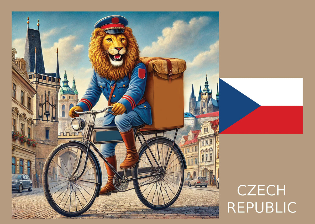 Imaginary Art: Fantasy Mail Delivery, Czechia| Postcards Market