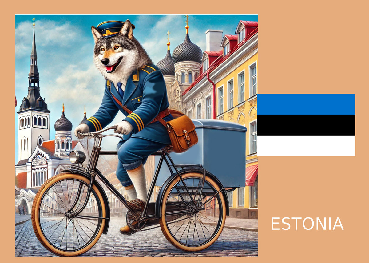 Imaginary Art: Fantasy Mail Delivery, Estonia| Postcards Market