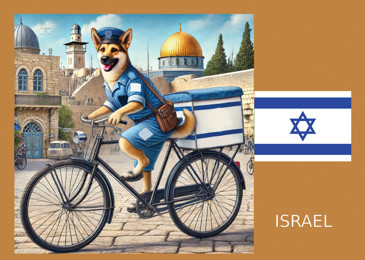 Imaginary Art: Fantasy Mail Delivery, Israel| Postcards Market