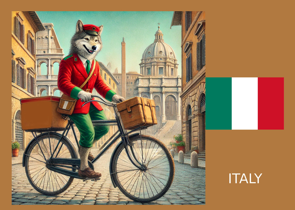 Imaginary Art: Fantasy Mail Delivery, Italy| Postcards Market