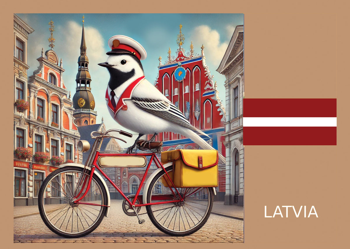 Imaginary Art: Fantasy Mail Delivery, Latvia| Postcards Market