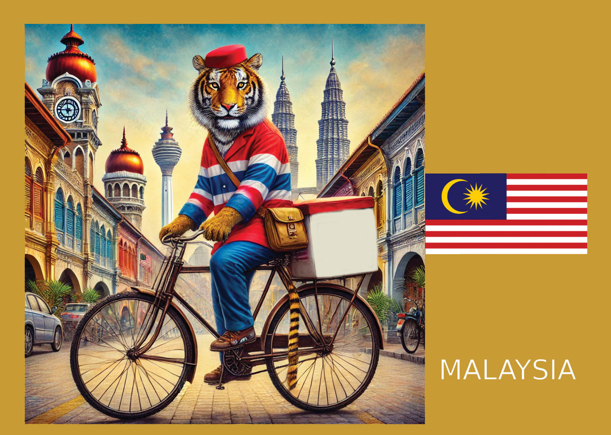 Imaginary Art: Fantasy Mail Delivery, Malaysia| Postcards Market