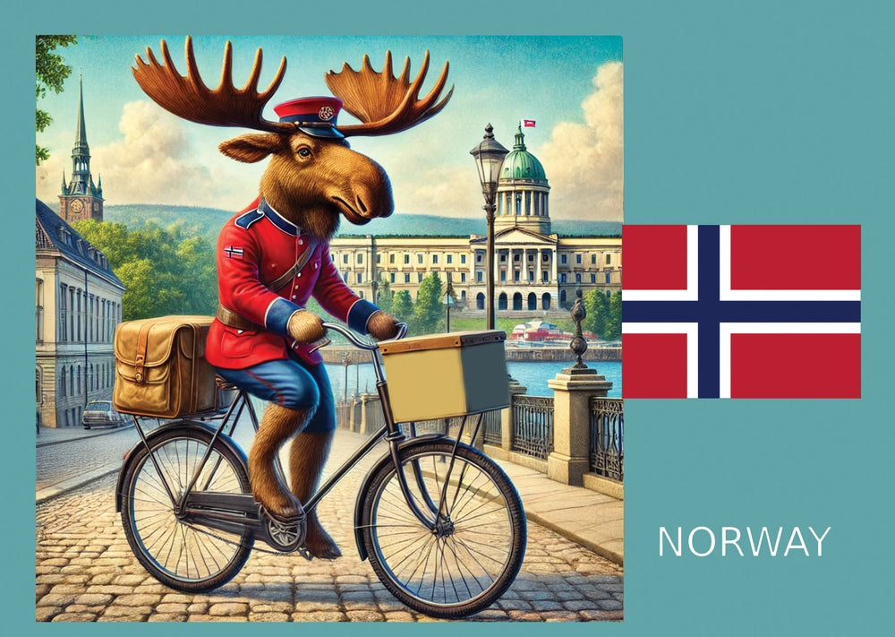 Imaginary Art: Fantasy Mail Delivery, Norway (T04)| Postcards Market