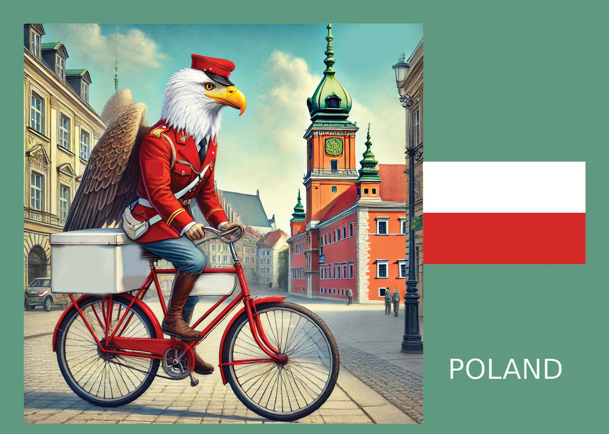 Imaginary Art: Fantasy Mail Delivery, Poland| Postcards Market