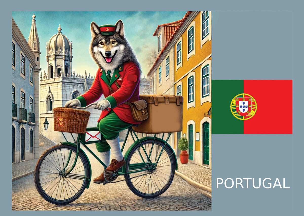 Imaginary Art: Fantasy Mail Delivery, Portugal| Postcards Market