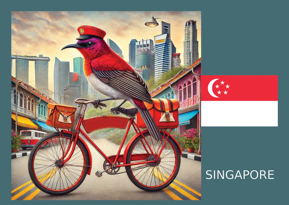 Imaginary Art: Fantasy Mail Delivery, Singapore| Postcards Market