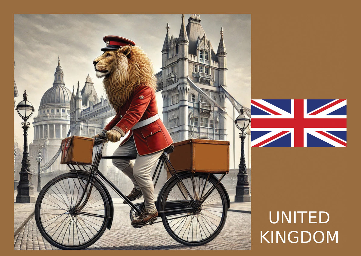 Imaginary Art: Fantasy Mail Delivery, United Kingdom| Postcards Market