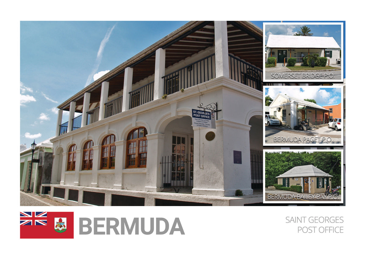 Amazing Places of the World M006: Bermuda Saint Georges Post Offices ...