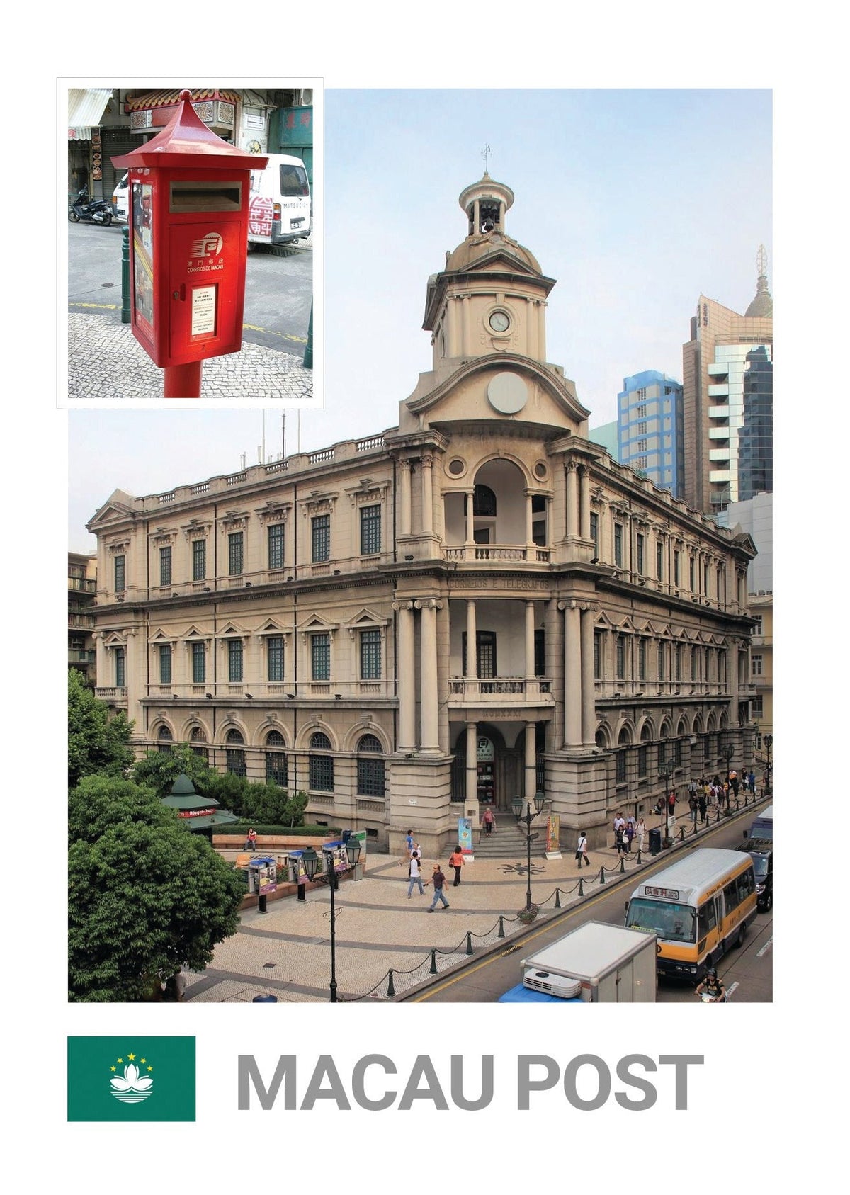 Amazing Places of the World M011: Macau Post Office| Postcards Market