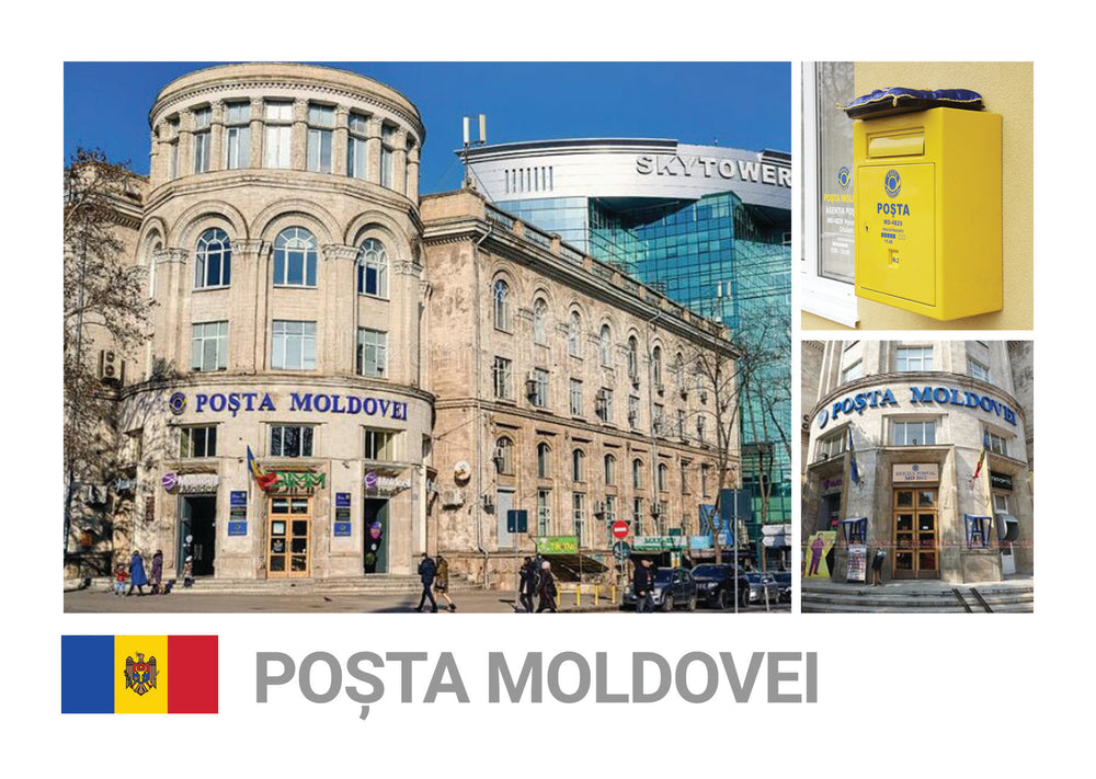 Amazing Places of the World M012: Moldova Rep. Main Post Office ...