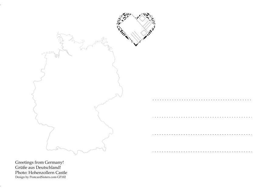 Word Cloud Photo: Germany (castle)| Postcards Market