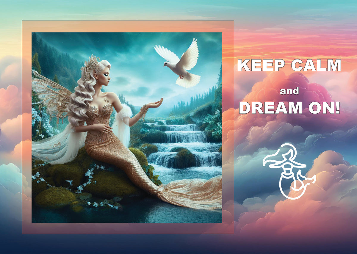 Fantasy Art (R001) - Keep Calm and Dream on| Postcards Market