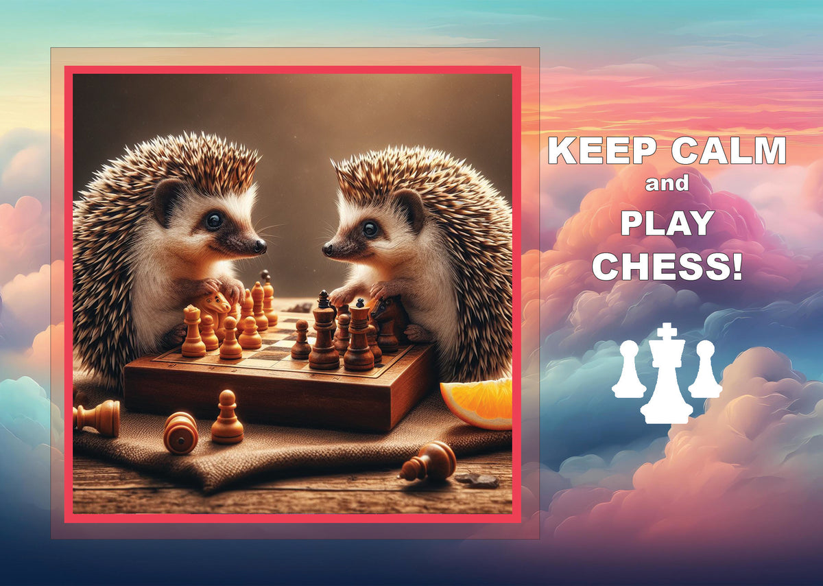 Fantasy Art (T024) - Keep Calm and Play Chess| Postcards Market