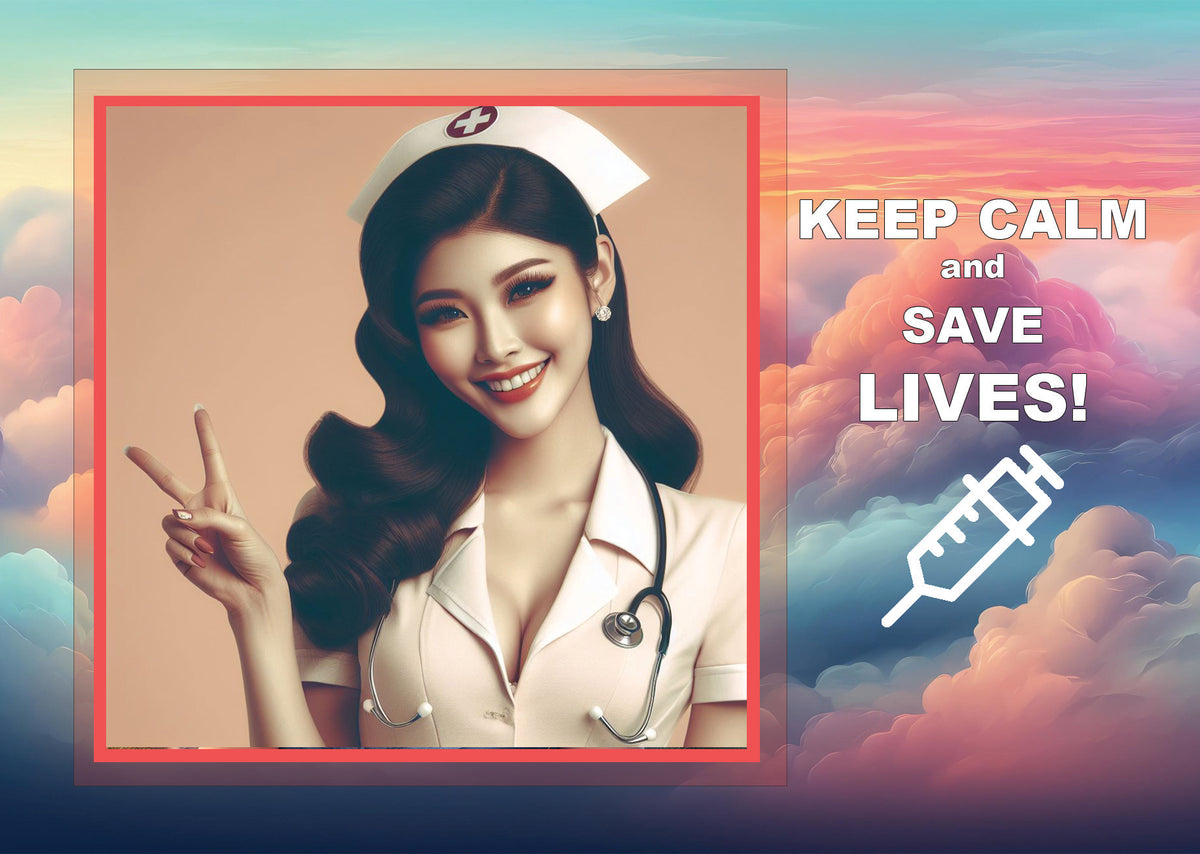 Fantasy Art (HB06) - Keep Calm and Save Lives| Postcards Market