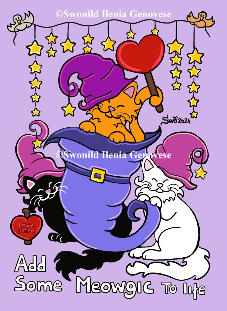 Drawings (D003): Titina and Friends - Add Some Meowgic to Life ...