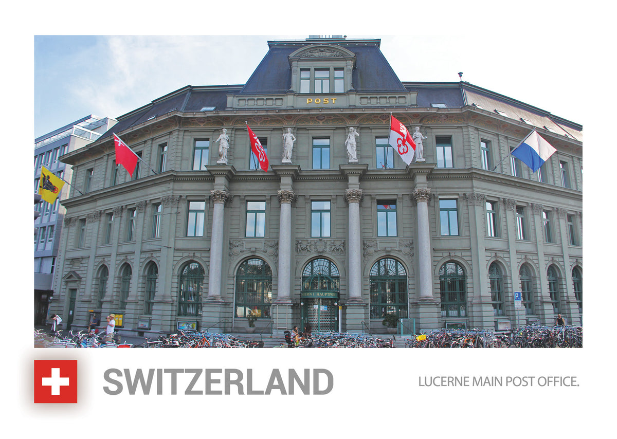 Amazing Places of the World M052: Switzerland Lucerne Main Post Office ...