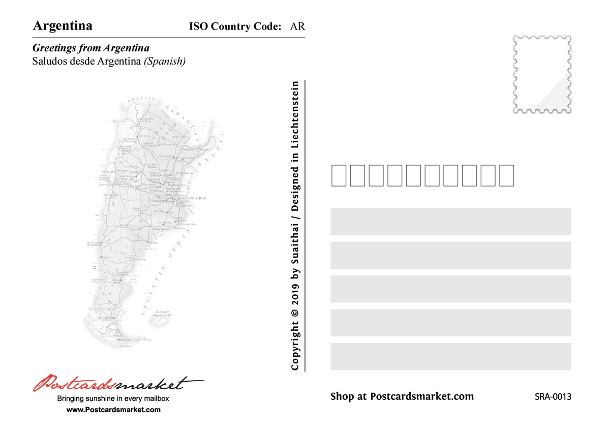 Argentina Map Coloring Page