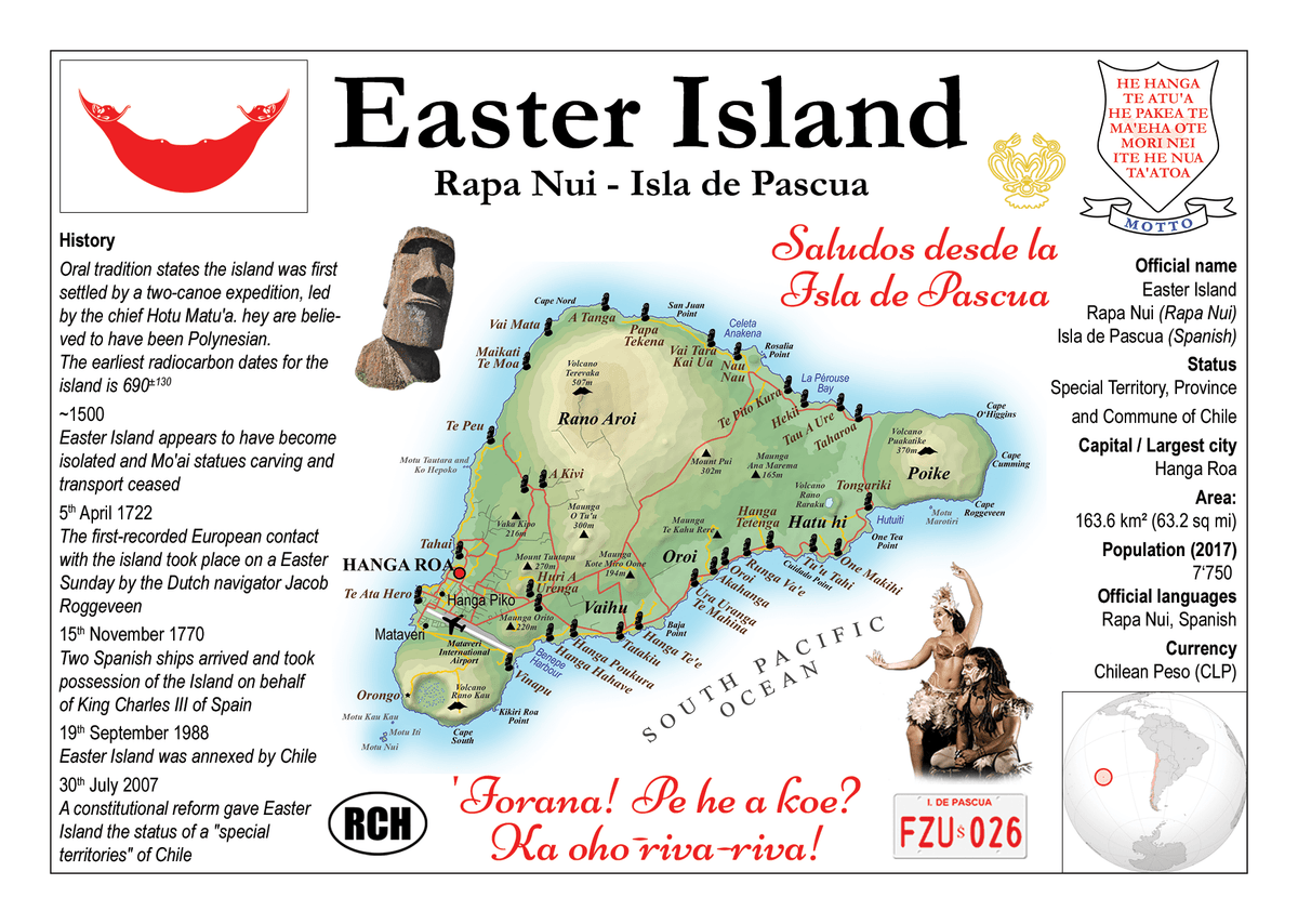 South America | Easter Island MOTW| Postcards Market