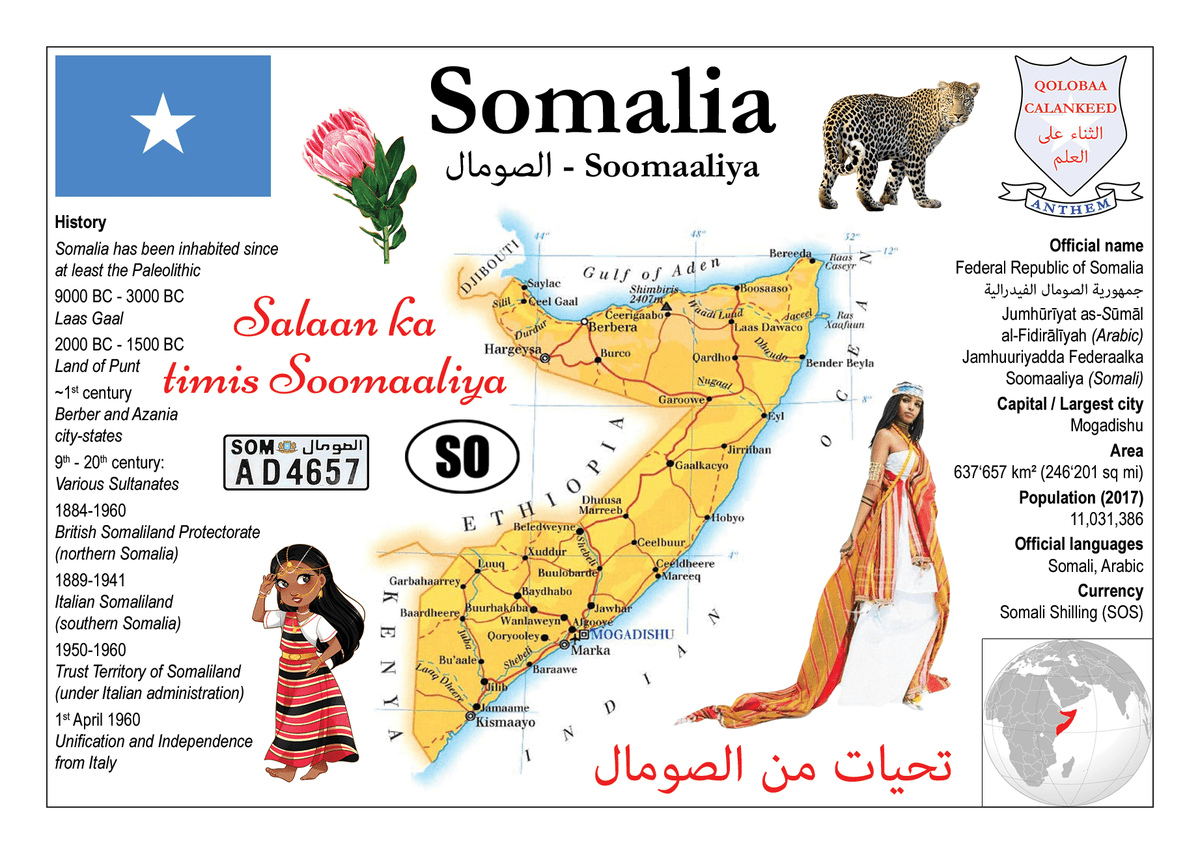 AFRICA | SOMALIA MOTW| Postcards Market