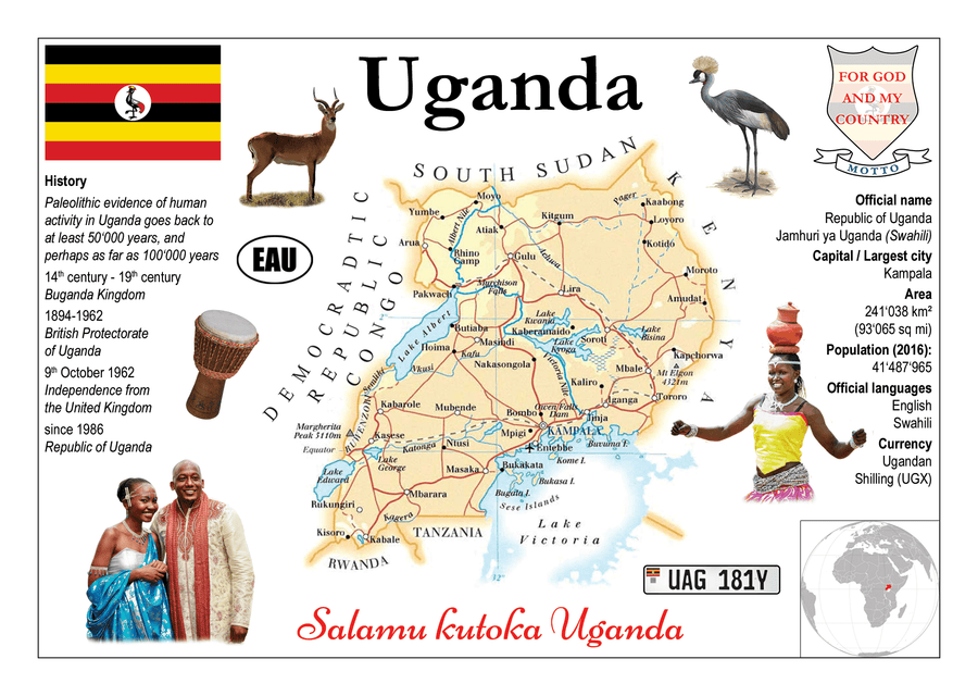 AFRICA | UGANDA MOTW| Postcards Market