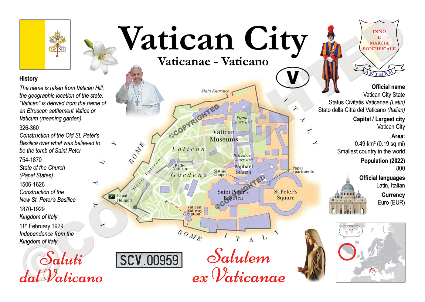 Maps of the world MOTW| Postcards Market