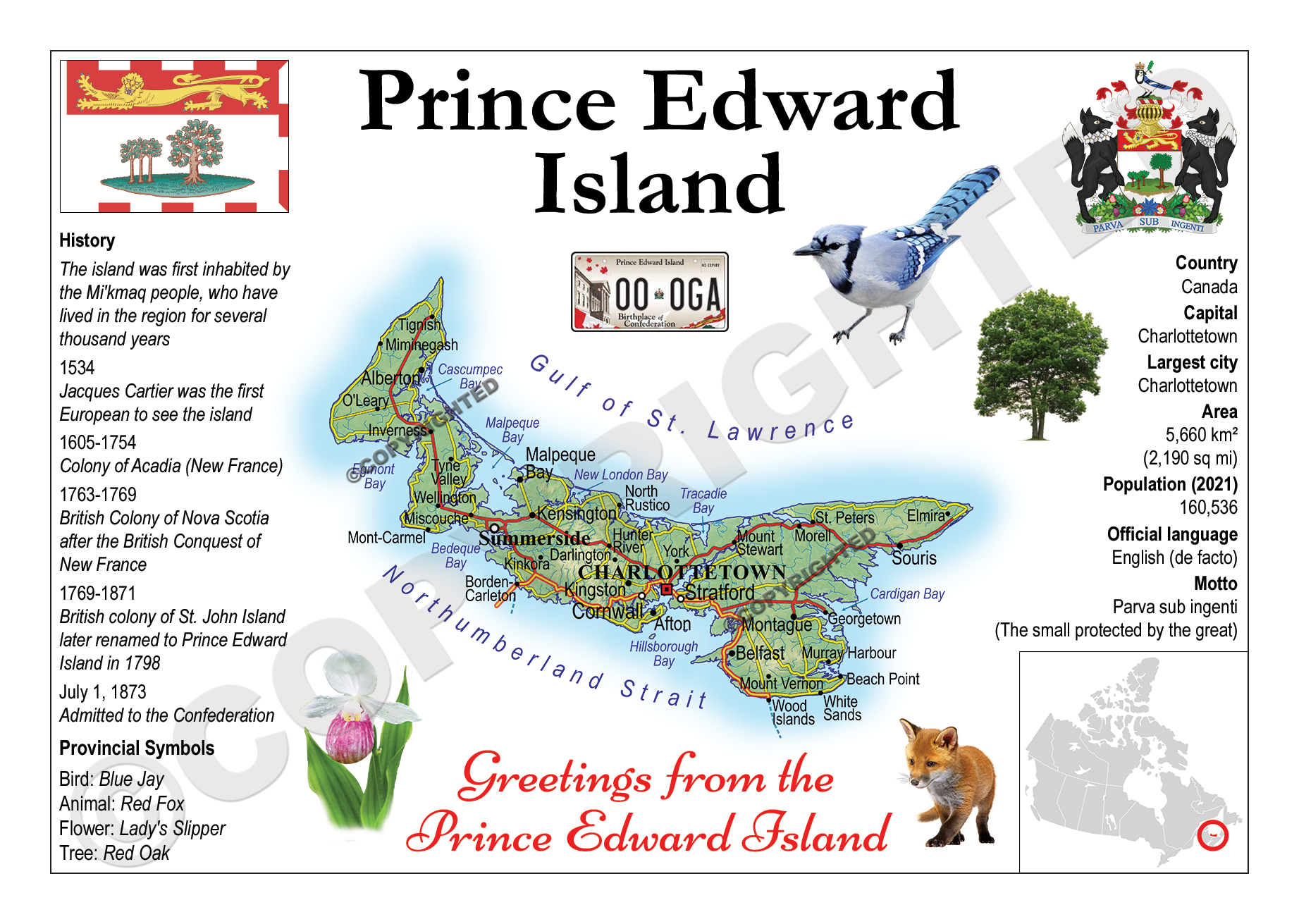 Prince Edward Island Map