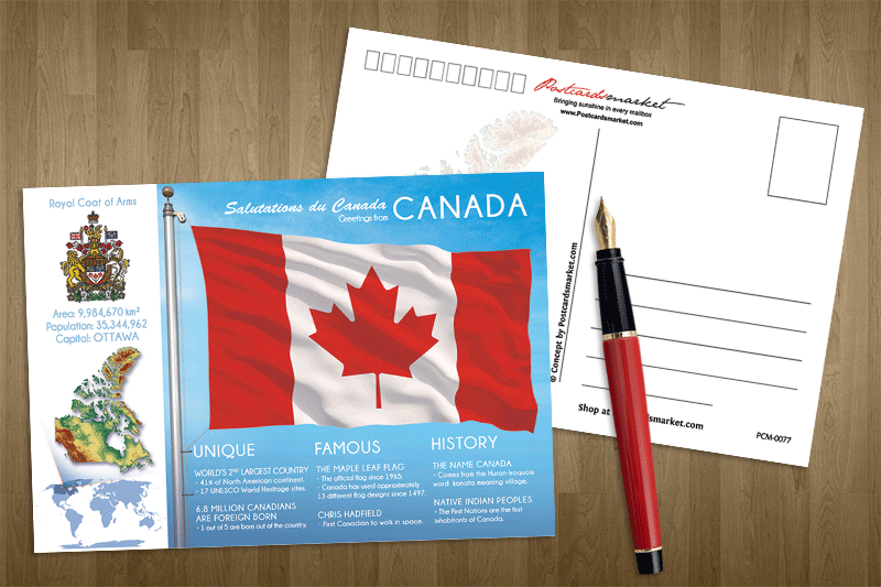 North America | CANADA - FW (country No. 39)| Postcards Market