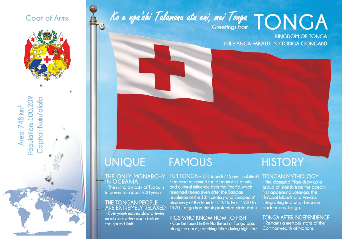 OCEANIA | Tonga - FW| Postcards Market