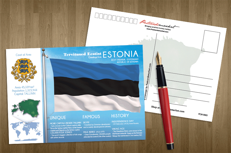 Europe | ESTONIA - FW (country No. 152)| Postcards Market