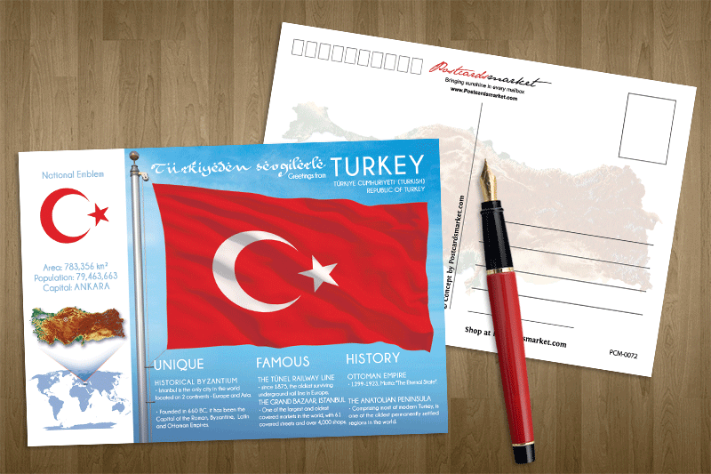 Asia | Europe | TURKEY - FW (country No. 17)| Postcards Market